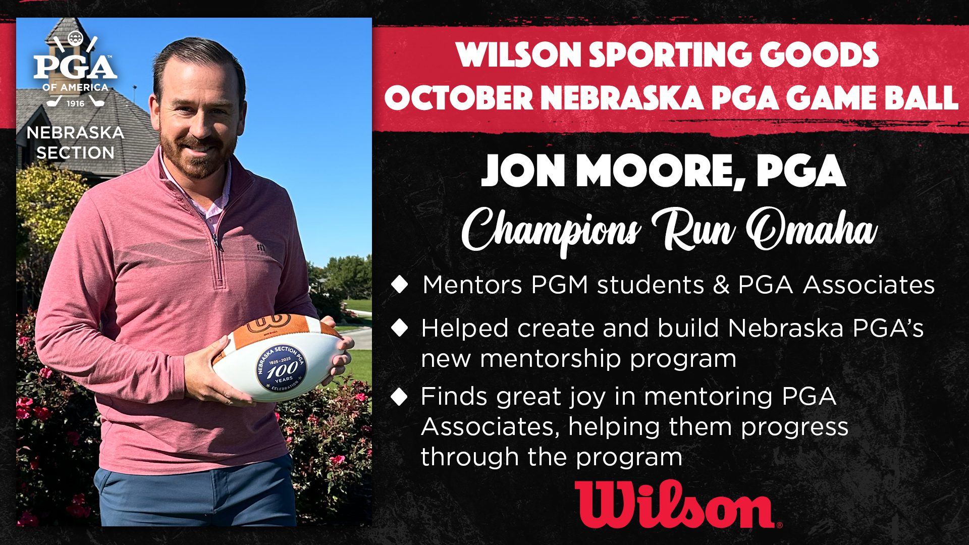 Jon Moore Named October Wilson Sporting Goods Game Ball Recipient ...