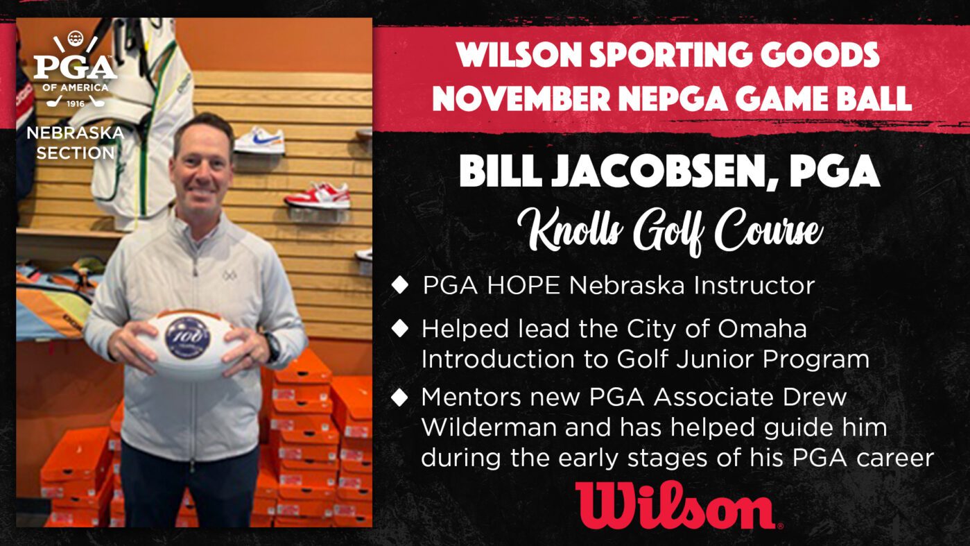 Bill Jacobsen Named November Wilson Sporting Goods Game Ball Recipient ...